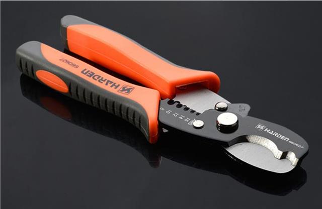 HARDEN wire cable stripper 180 mm, cable cutter up to 10mm, 1.6-3.2 mm ...